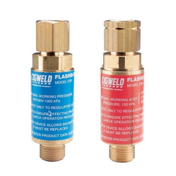 COMET FLASHBACK ARRESTOR SET OXY/ACETYLENE | QWS - Welding Supply Solutions