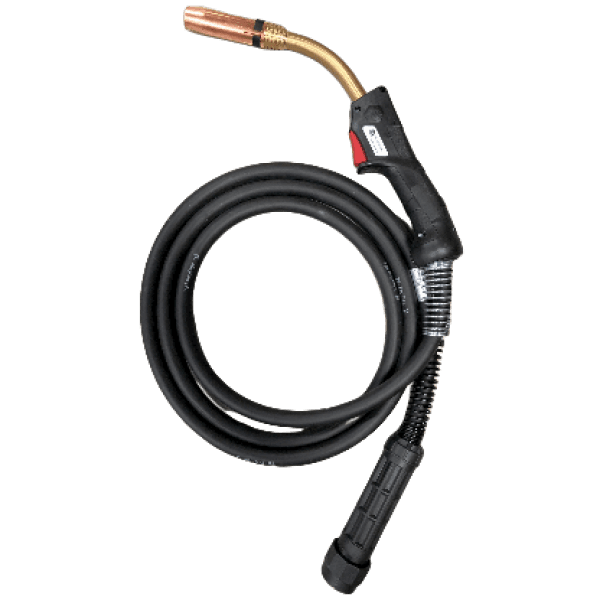 MIG TORCH MB36 4MTR 360AMP BINZEL STYLE BLACK | QWS - Welding Supply ...