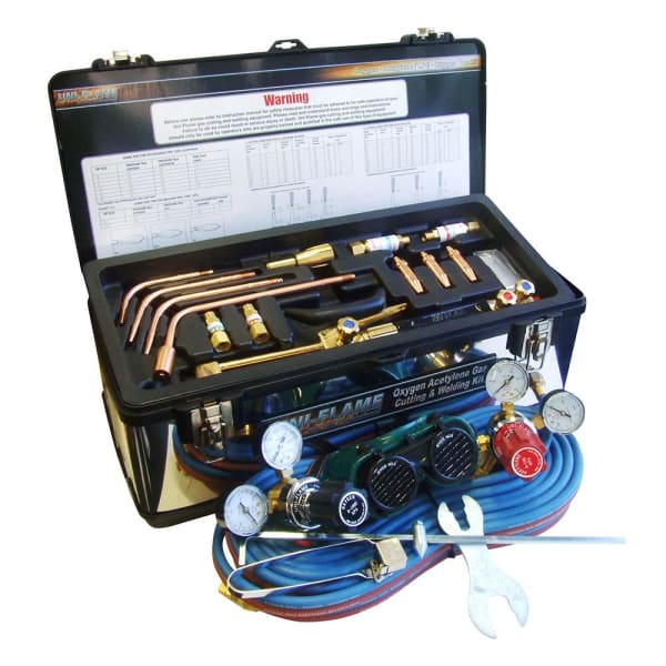 OXY/ACETYLENE CUTTING KIT WITH FBA, GUIDES & REG | QWS - Welding Supply ...